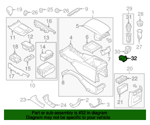 2009-2017 Infiniti Auxiliary Jack 284H3-1FA0B | Faulkner Infiniti of ...