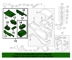 2015-2018 Infiniti Upper Console 96941-4AM4B | INFINITI OF WEST CHESTER