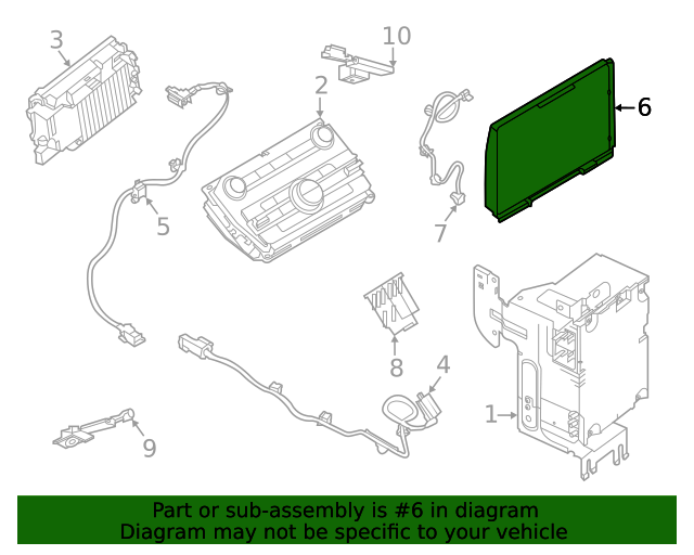 LC5Z-10D885-UE - Unit Display - 2020-2024 Lincoln Aviator | Ford OEM ...