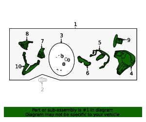 56111-AA110-UCZ - Steering Wheel 2024 Hyundai Elantra | AutoNation Parts