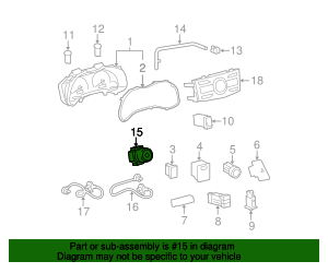 2011-2013 Toyota Corolla Temp Switch 55903-12080 | Toyota Parts Center
