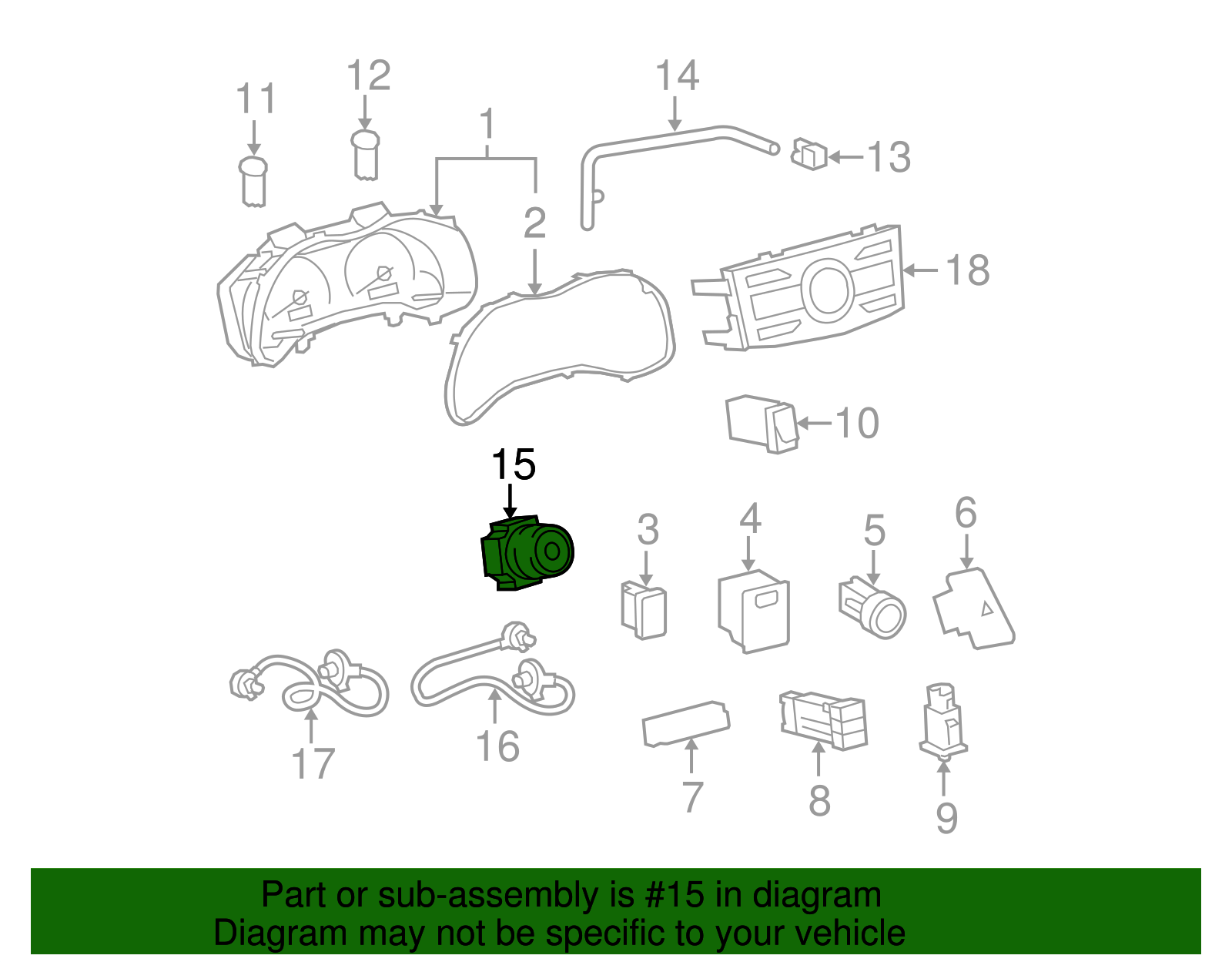 2009-2013 Toyota Temp Switch 55902-02070 | Toyota Parts Center