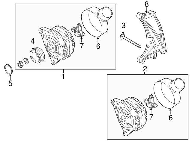 2008-2017 Audi Pulley 06E-903-119-Q | Audi USA Parts