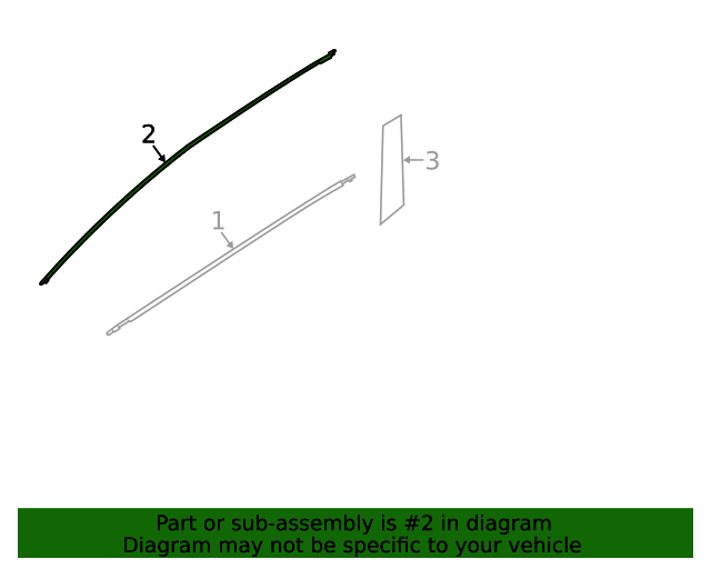 82860-M6000 - Frame Molding 2019-2024 Kia Forte | Kia.Parts Store