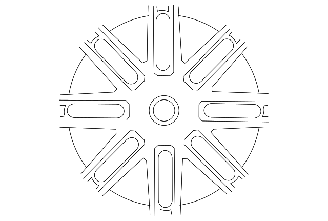 2012-2015 Scion iQ Wheel Liquid Metal Alloy 8 Spoke 16x5 PT904-74100 ...