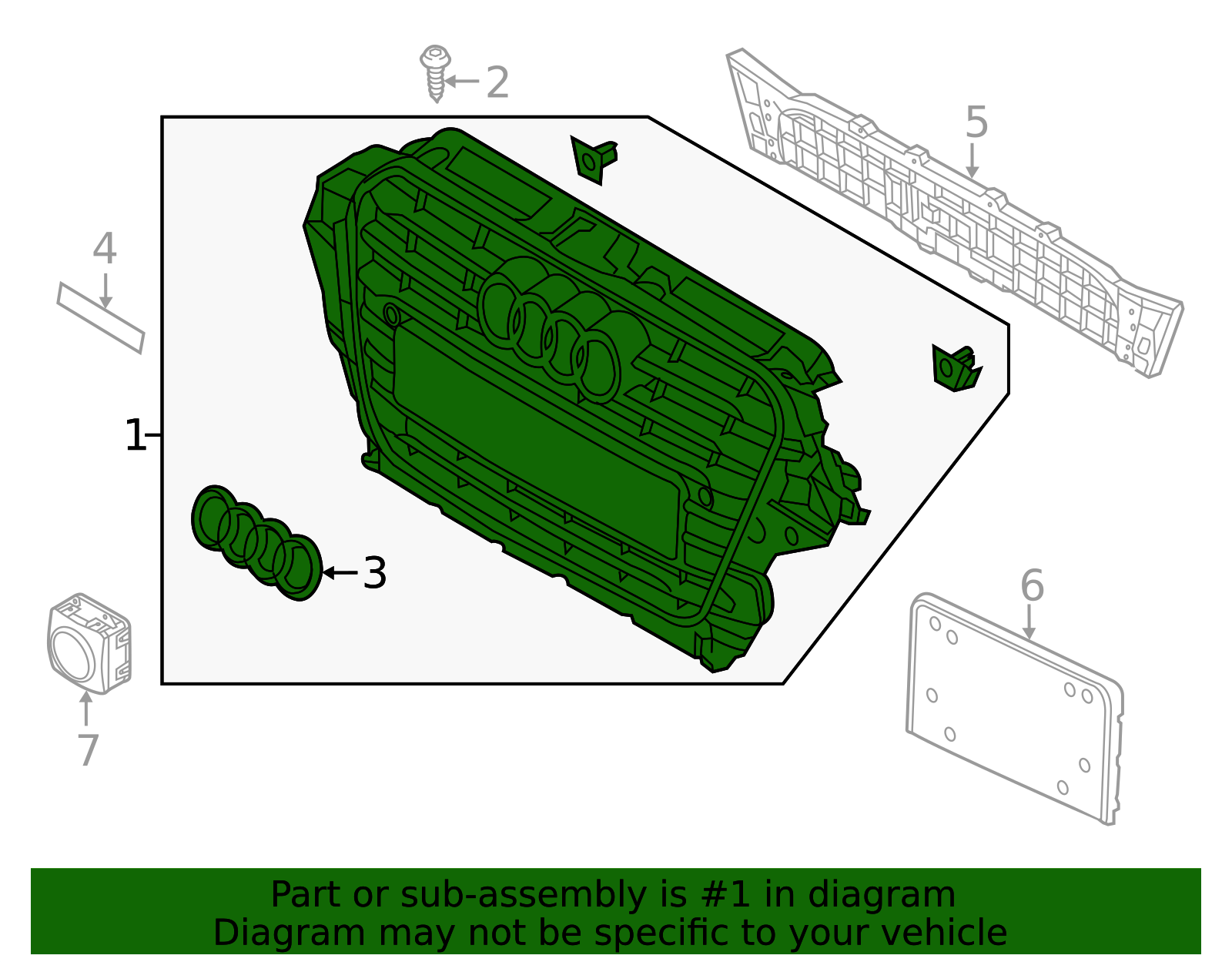 2014-2017 Audi SQ5 Grille 8R0-853-651-AD-CKA | OEM Parts Online
