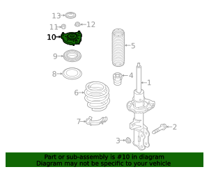 Genuine Strut Mount for 2018-2023 Hyundai | Part# 54610-F0000 | Hyundai ...