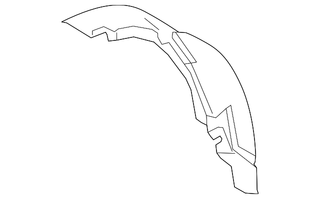 2018-2019 Land Rover Discovery Sport Rear Fender Liner LR096605 ...