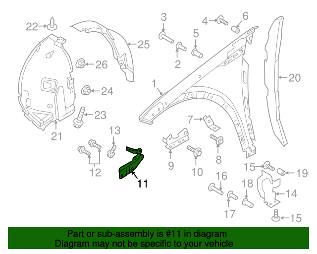 Genuine OEM Side Retainer Part# LR061258 Fits 2015-2019 Land Rover ...