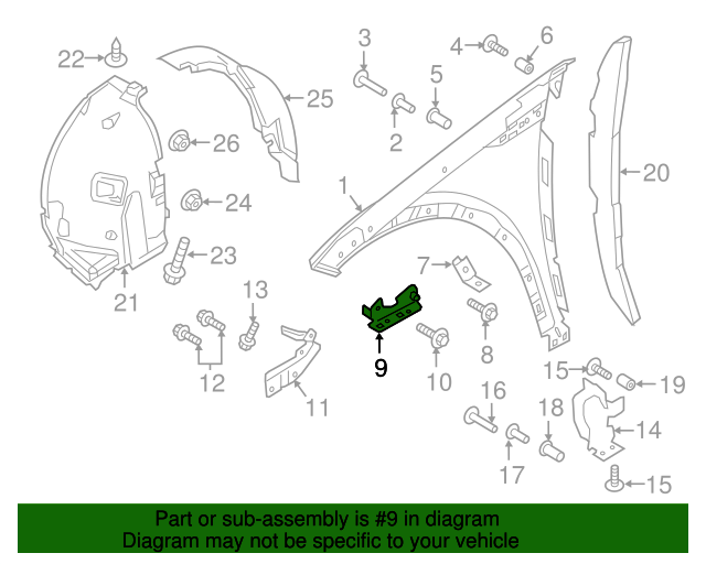 Genuine OEM Mount Bracket Part# LR061255 Fits 2015-2019 Land Rover ...