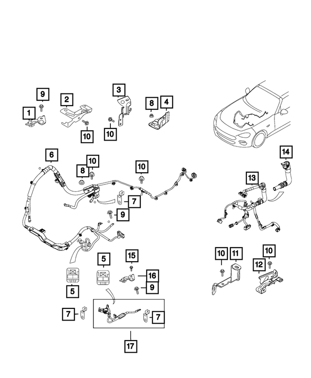 MOPAR BATTERY SENSOR - 68340388AA - 68340388AA | Mopar Online Parts