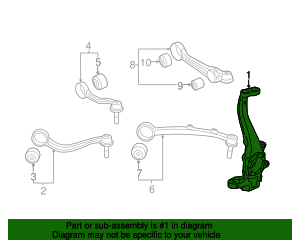 2009-2014 Hyundai Genesis Knuckle 51710-3M000 | OEM Parts Online