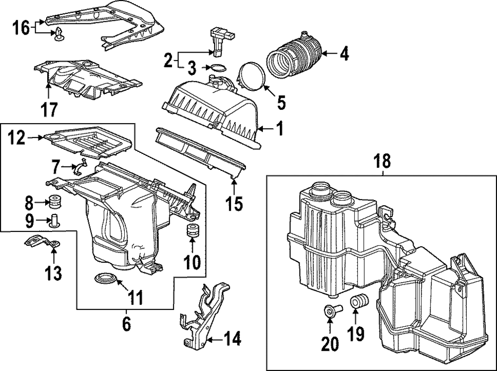 17259-64S-A00 - 2022-2025 Honda Civic - Air Guide | Honda Car Parts Direct