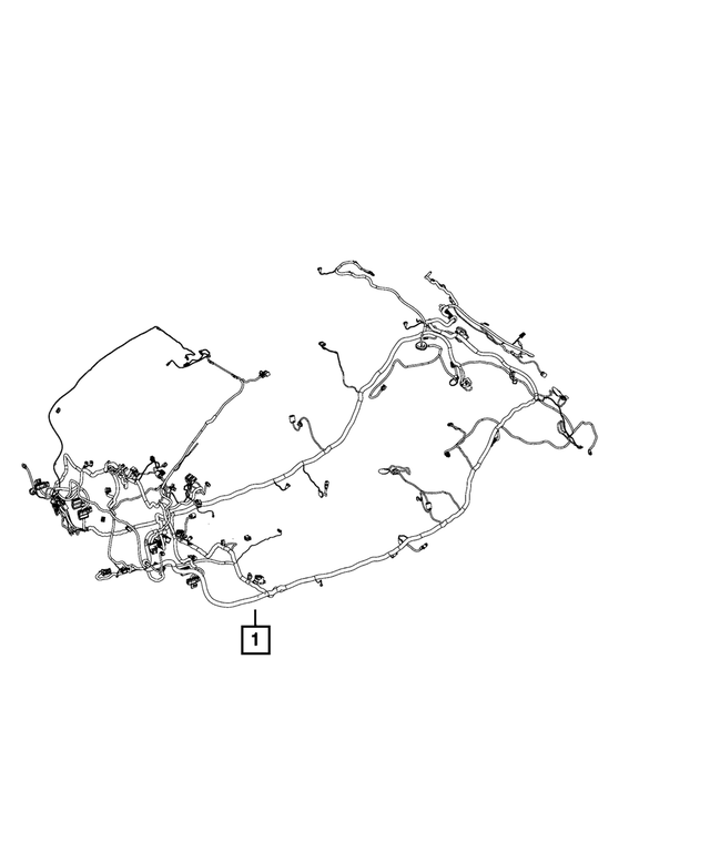 2017 Fiat 500 Body Wiring 68329021AB | Mopar Estores