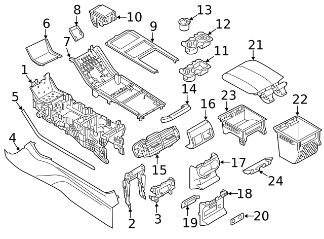 LR095833 - Rear Cover - 2018-2020 Land Rover Range Rover Velar | Land ...