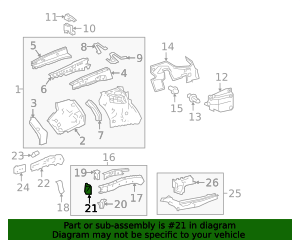 2014-2022 Lexus Mount Bracket 57022-48013 | OEM Parts Online