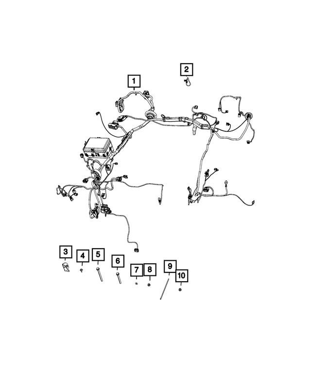 Alternator Bolt - 6104230AA | MoparOnlineParts | Mopar Parts