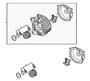 2011-2015 Audi R8 Alternator 07L-903-021-A | Audi USA Parts