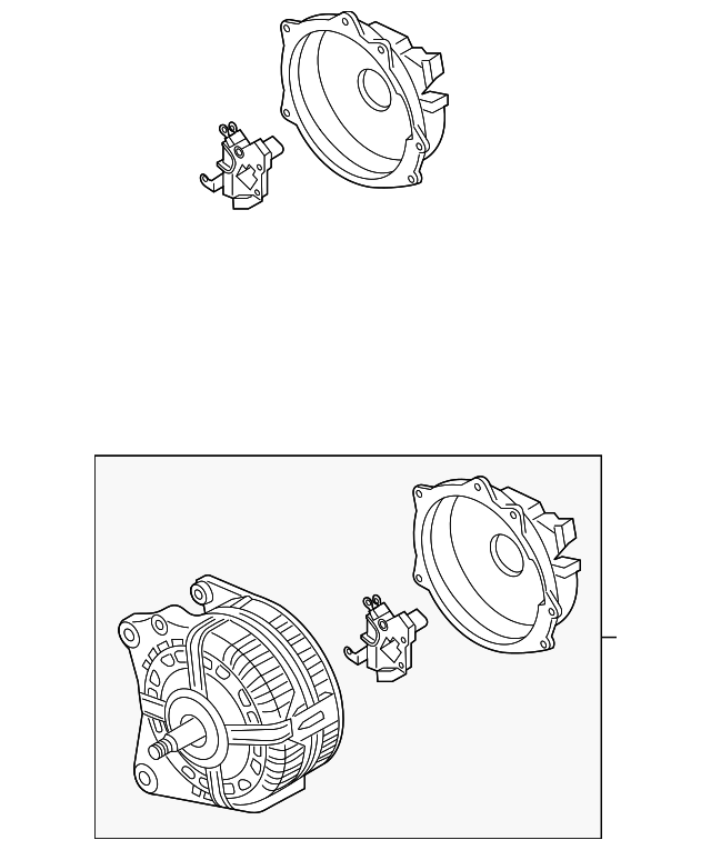 2011-2015 Audi R8 Alternator 07L-903-021-A | Audi USA Parts