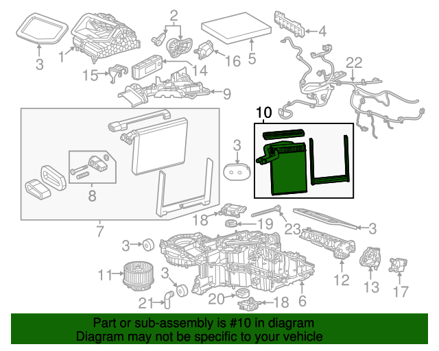 2014-2019 GM Heater Core 84418888 GM | GMPartsDirect.com