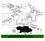 2014-2020 GM Heater and Air Conditioning Evaporator Case 23309412 GM ...