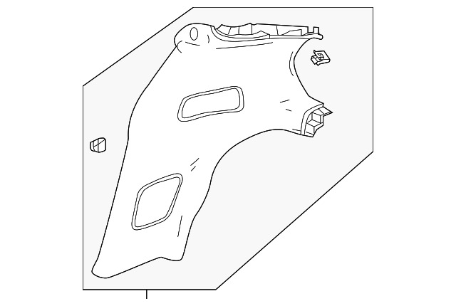 2021-2024 Chevrolet Corvette Lock Pillar Trim 84507946 | OEM Parts Online