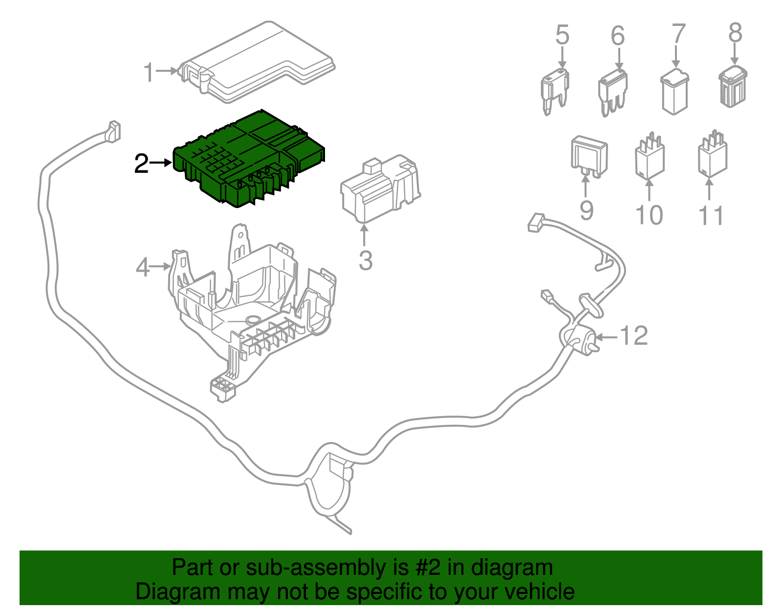 JL3Z-14A068-P - Junction Block 2018-2020 Ford F-150 | Ford Parts Direct