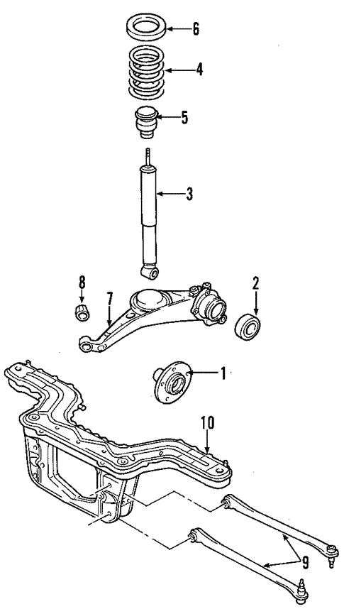 Rear Suspension for 2008 Mazda Tribute | TascaParts.com