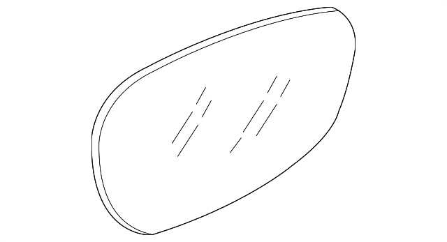 TD74-69-1G1A - Mirror Glass 2007-2009 Mazda CX-9 | Florida Mazda Parts
