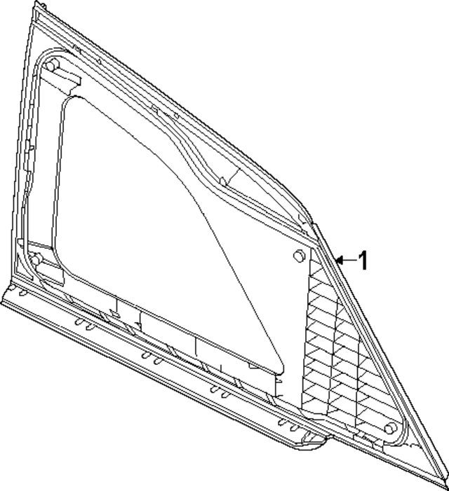 2024-2025 Lincoln Nautilus Glass Quarter Window R2TZ-5829710-D | OEM ...