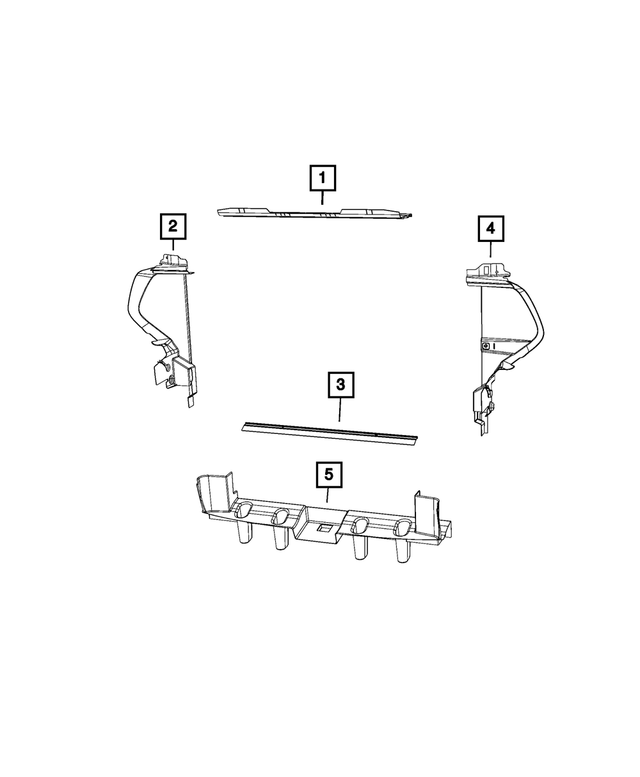 2016-2022 Jeep Air Inlet Baffle 68328725AA | Canada Mopar® Estores