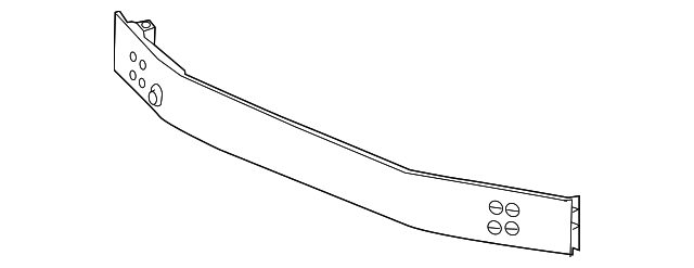 2016-2019 Chevrolet Volt Front Bumper Impact Bar 23382104 | NewGMParts.com