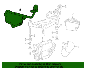 213-997-01-00 - Air Suspension Compressor Line 2018-2023 Mercedes-Benz ...