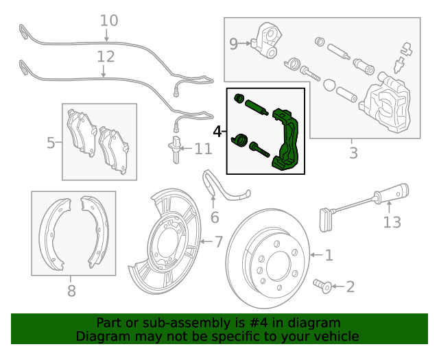 9074230101 - Caliper Mount 2019-2024 Mercedes-Benz | Mercedes-Benz USA ...