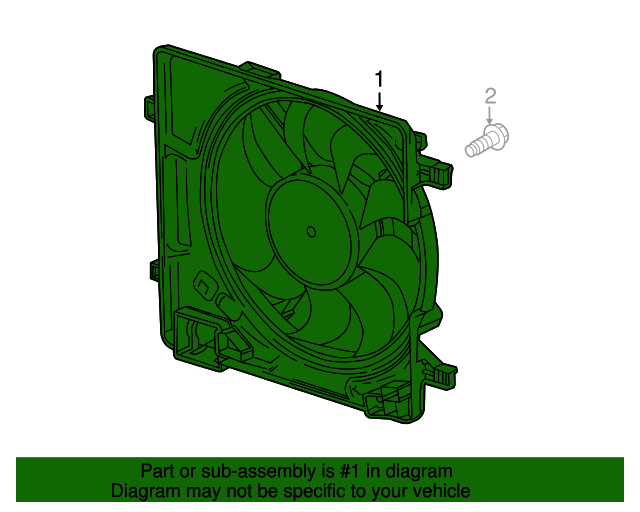 Engine Cooling Fan Assembly 42426778 | TascaParts.com
