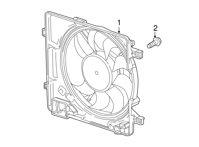 Engine Cooling Fan Assembly 42426778 GM | GMPartsDirect.com