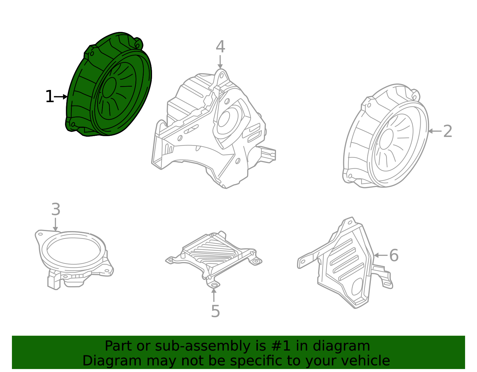 96310-N9300 - Speaker 2022-2025 Hyundai | AutoNation Parts