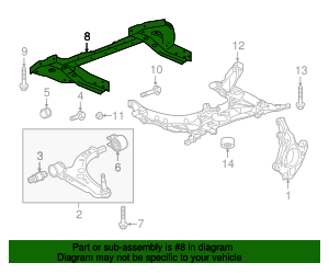 2017-2023 Chevrolet Drivetrain and Front Suspension Crossmember ...