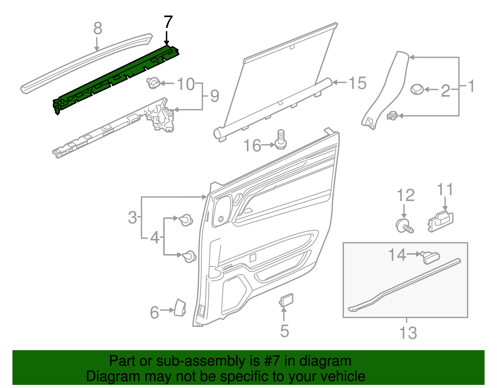 83756-THR-A11ZA - High-Quality Door Belt Molding for 2018-2024 Honda ...