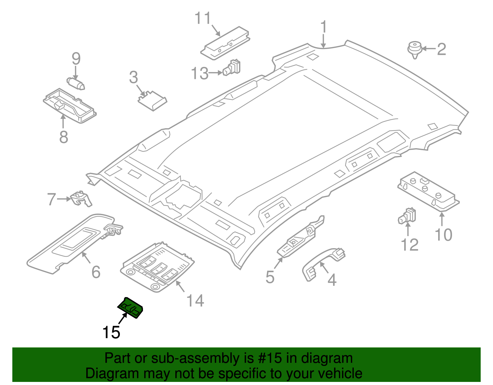 51-44-9-111-068 - 2013-2015 BMW X1 - Trim Cover | Buy BMW Parts Now