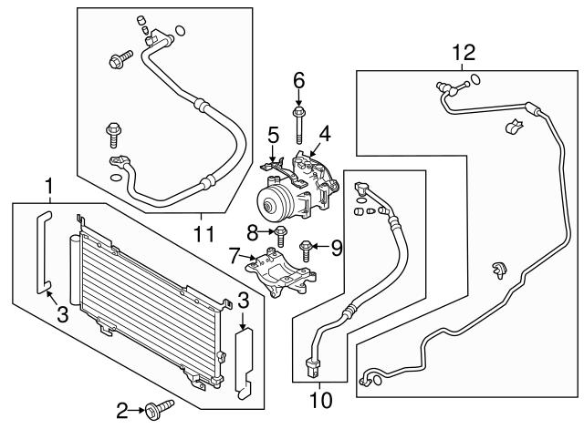2017-2019 Subaru AC Tube 73431AL07A | OEM Parts Online