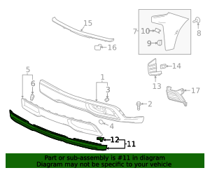 2022-2025 Chevrolet Deflector 84878968 GM | GMPartsDirect.com
