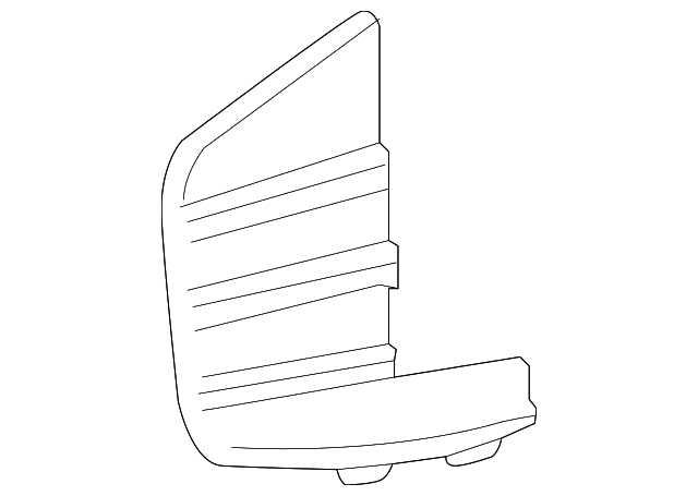 2019-2022 Chevrolet Passenger Side Bumper Cover Molding 84588811 ...