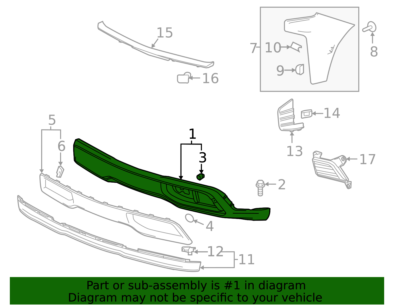 Buy Genuine GM Auto Parts - Fascia (Part # 85638716) | GM Parts Store
