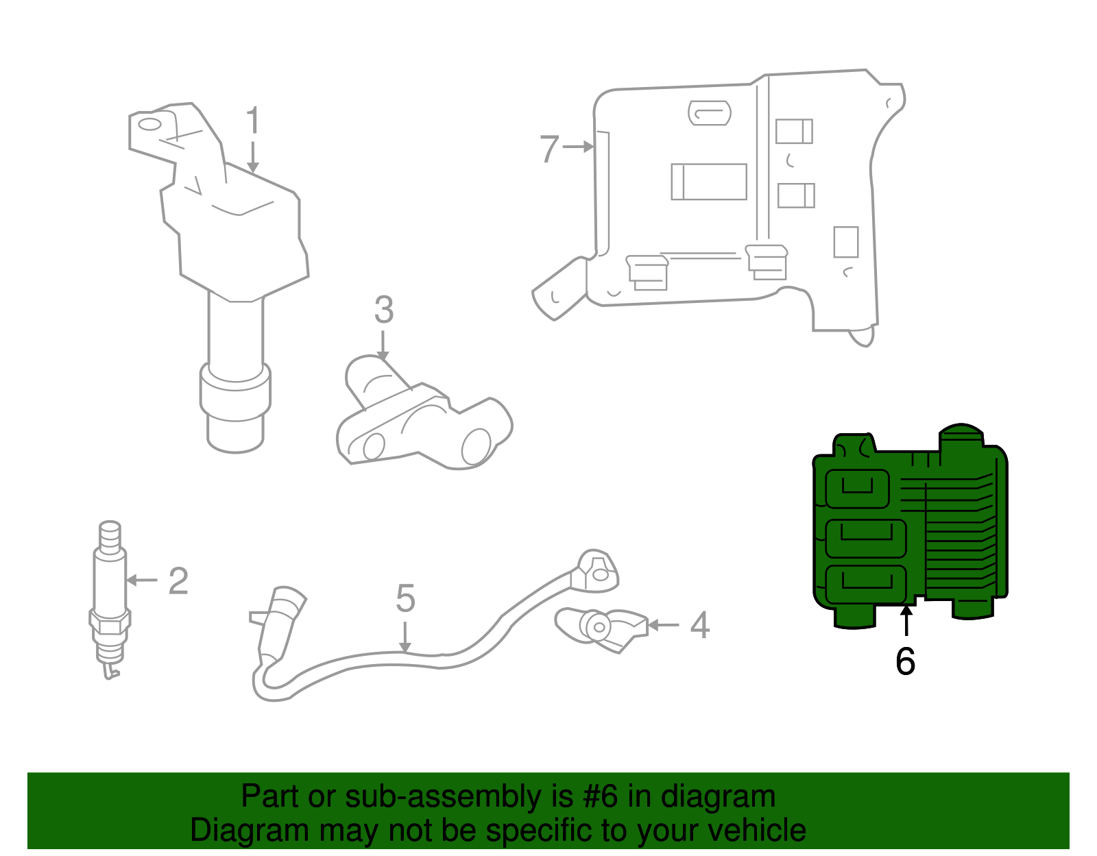 12612397 - 2007-2012 GM - Engine Control Module | My GM Part