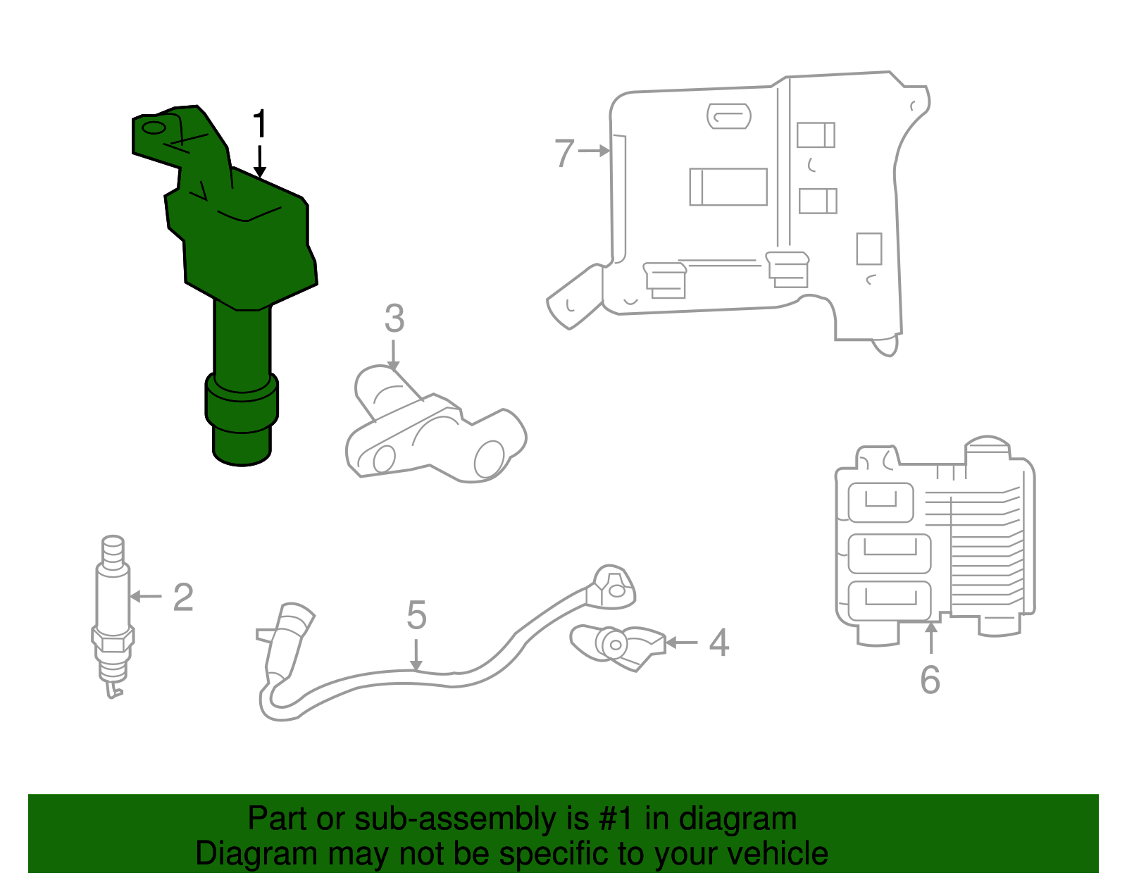 2006-2017 GM Ignition Coil 12638824 | GM Parts Center