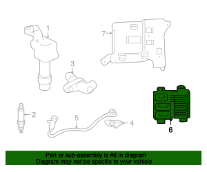 2007-2012 GM Engine Control Module 12612397 | Courtesy Parts