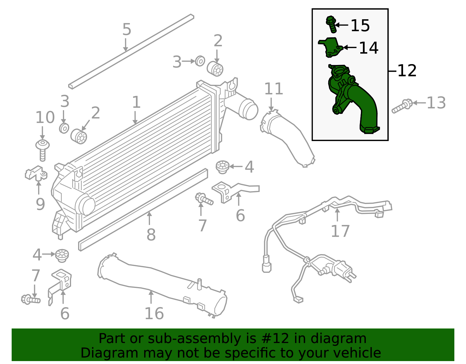 KB3Z-6C646-E - Upper Duct 2019-2023 Ford Ranger | Big 3 Auto Parts