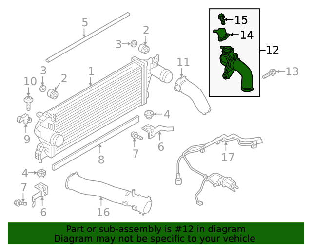 KB3Z-6C646-E - Upper Duct 2019-2021 Ford Ranger | Ford OEM Parts Direct