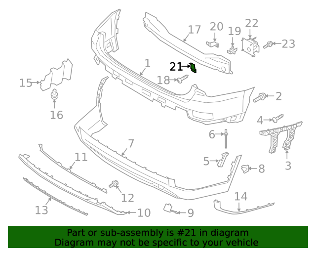 Genuine Impact Bar Mount Bracket for 2020-2022 Hyundai Palisade | Part ...